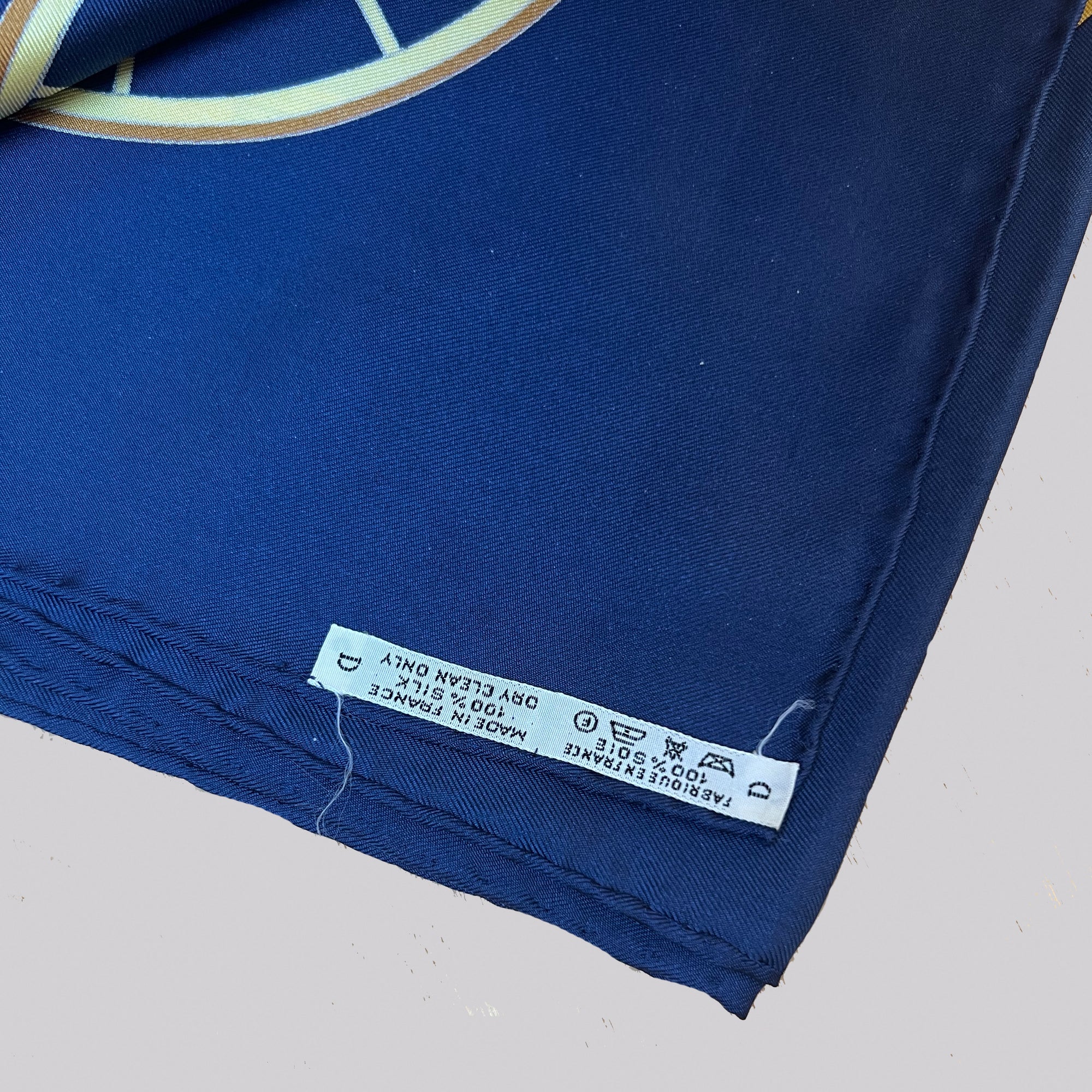 Vintage Hermes Silk Scarf "Springs" no.1 - felt