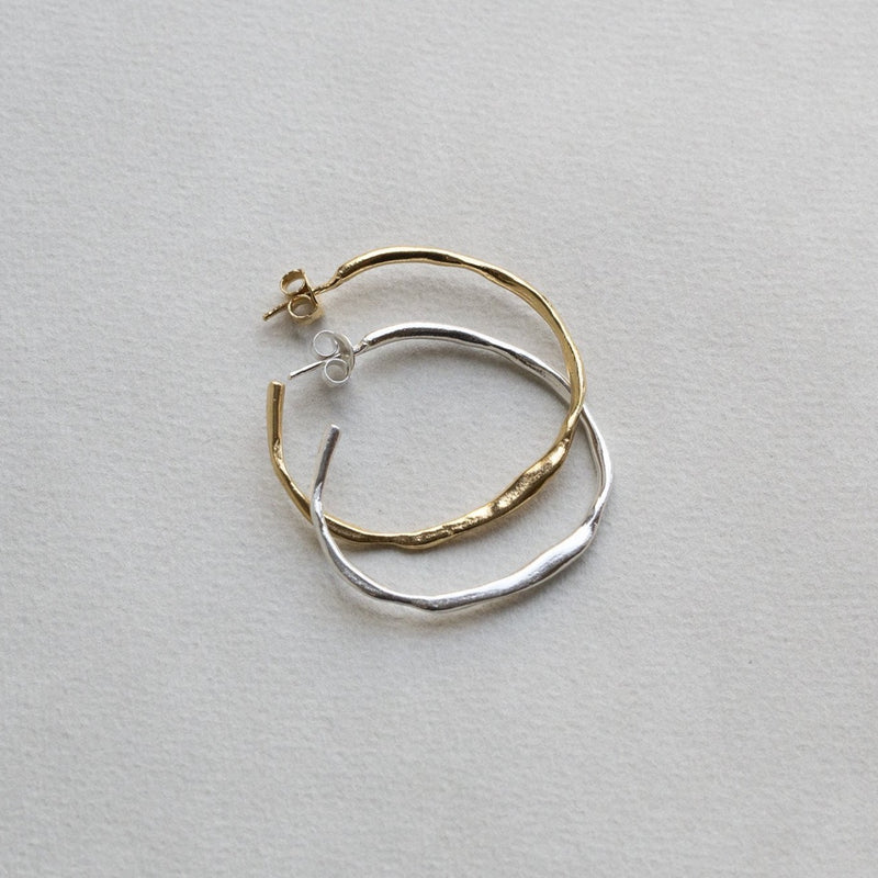 Large Irregular Hoops - felt